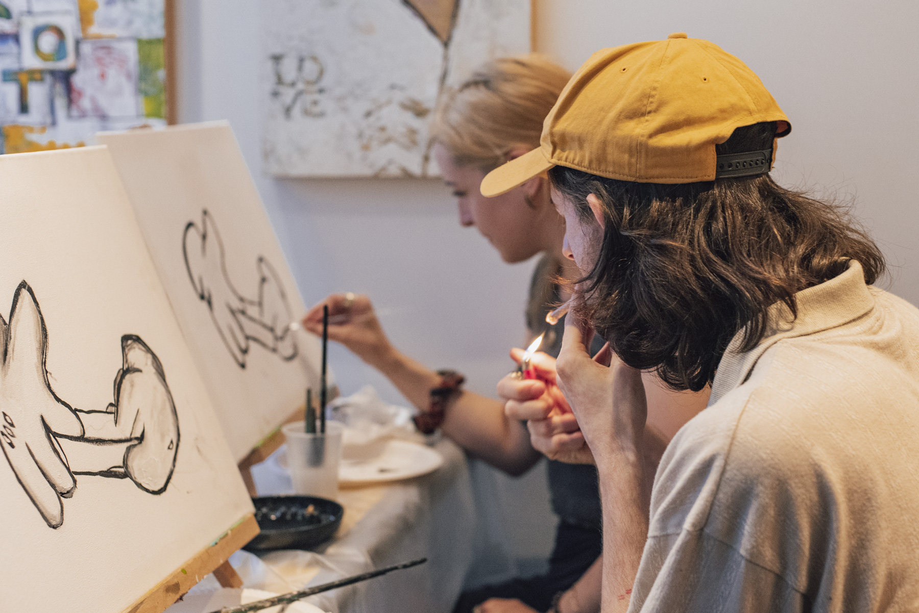 Puff & Paint Night - Back at It! | CAFE