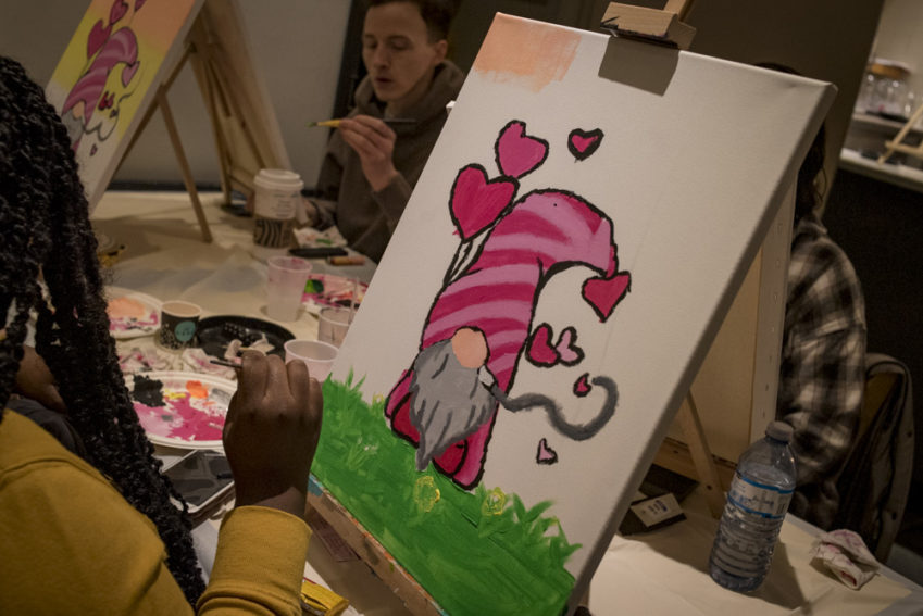 Puff & Paint Night - A Love Themed Affair | CAFE