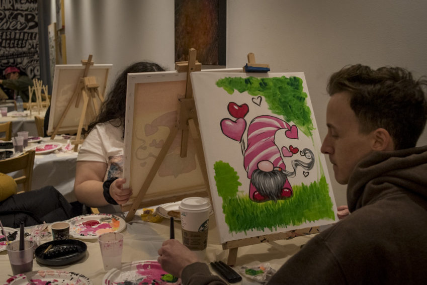 Puff & Paint Night - A Love Themed Affair | CAFE