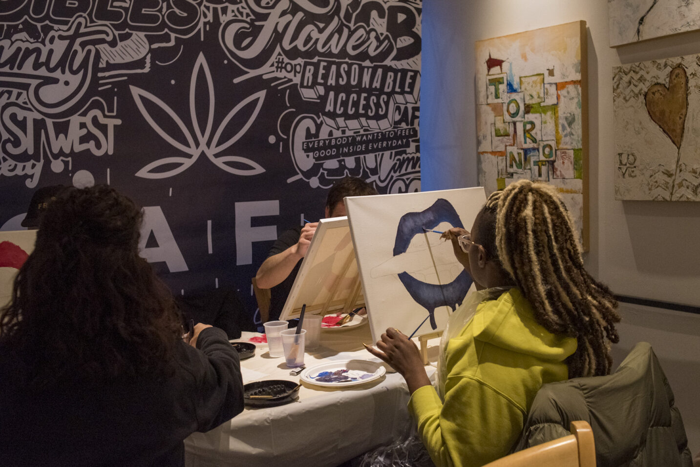 Puff, Puff Paint! 420 Edition of Our Wildly Popular Paint Night | CAFE