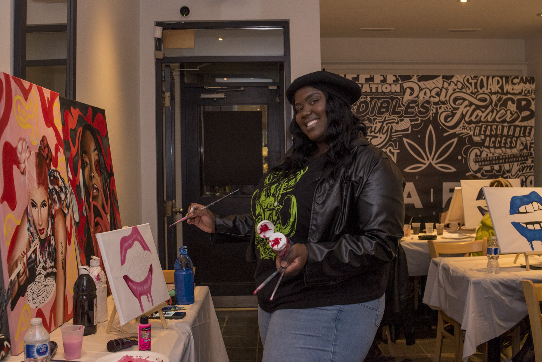 Puff, Puff Paint! 420 Edition of Our Wildly Popular Paint Night | CAFE