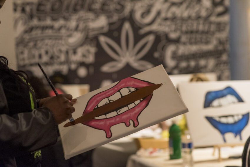 Puff, Puff Paint! 420 Edition of Our Wildly Popular Paint Night | CAFE