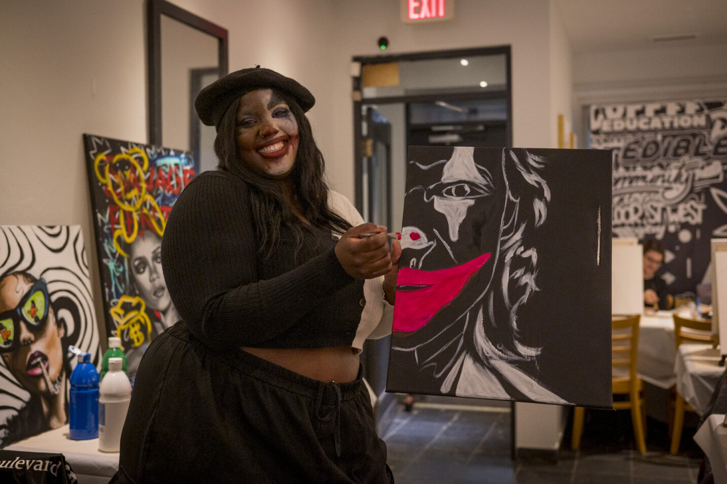 Why So Serious? The Joker Stars in CAFE's Halloween Puff & Paint Night ...