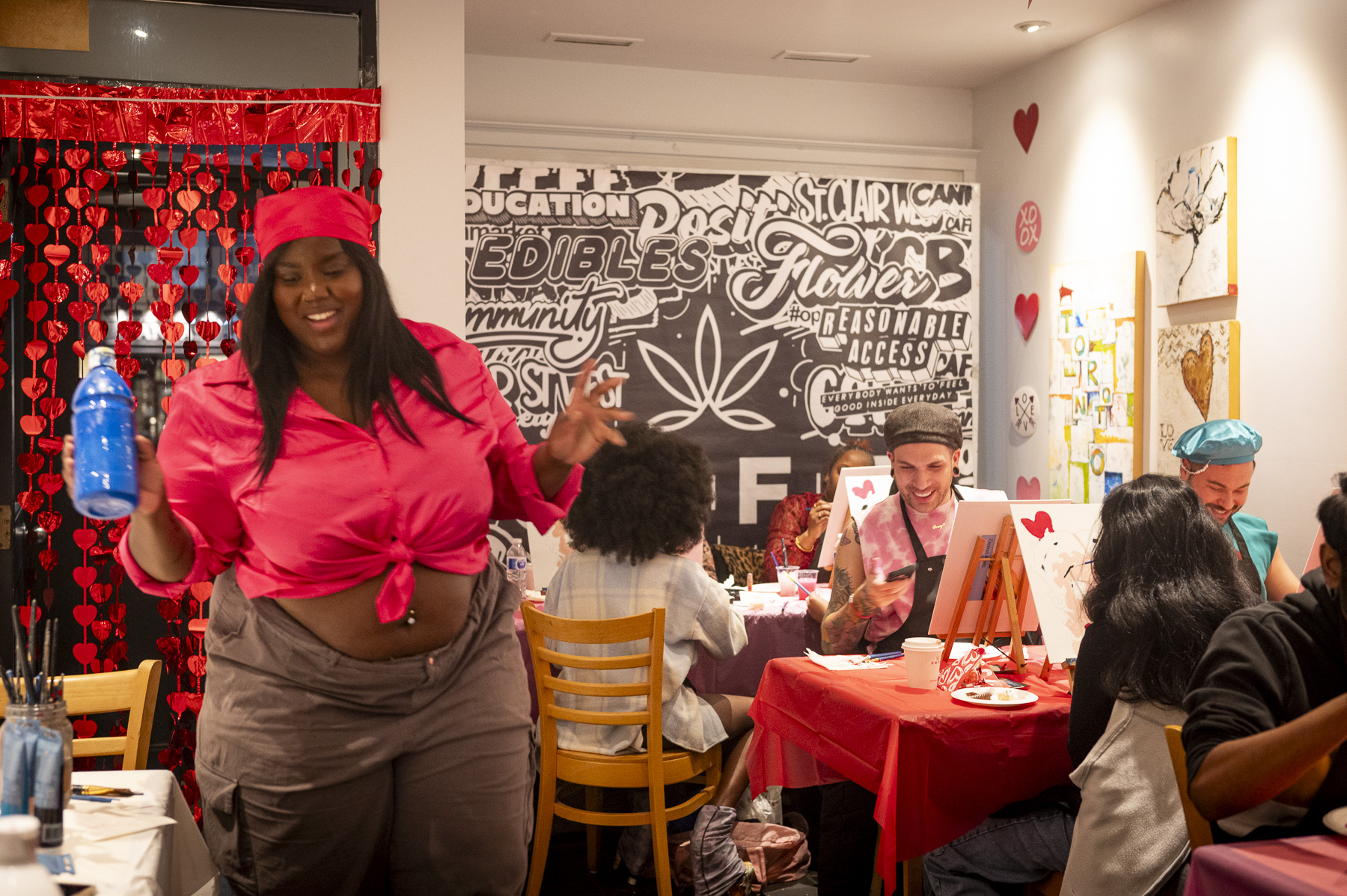 Love & Weed - An Exciting Time at CAFE Valentine's Puff & Paint Night ...