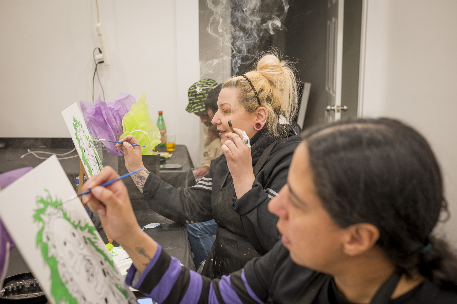 Embrace the Strange! Beetlejuice Haunts Our October Puff & Paint Night ...