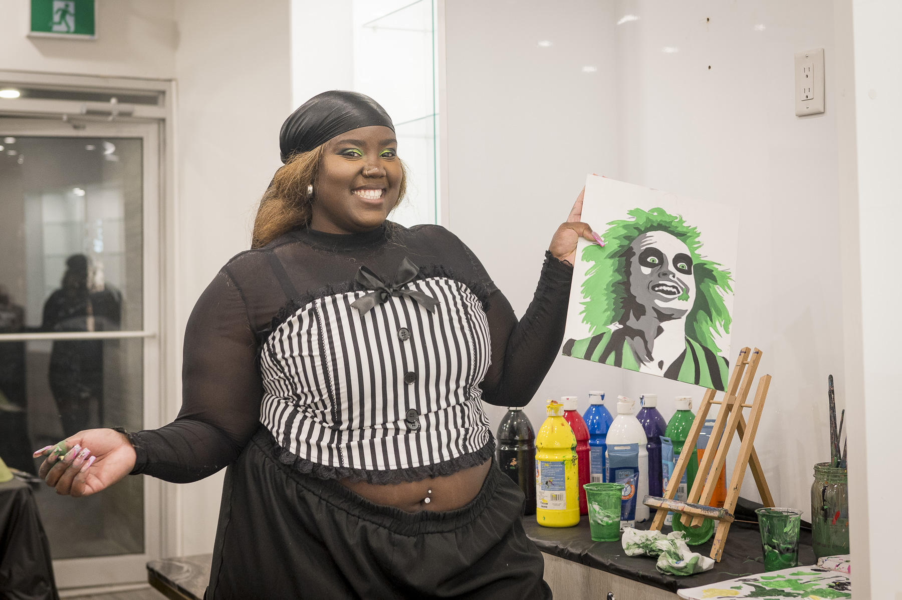 Embrace the Strange! Beetlejuice Haunts Our October Puff & Paint Night ...
